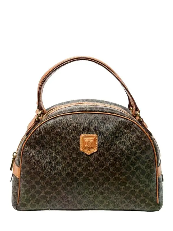Celine Dome Macadam Tote Bag - Brown