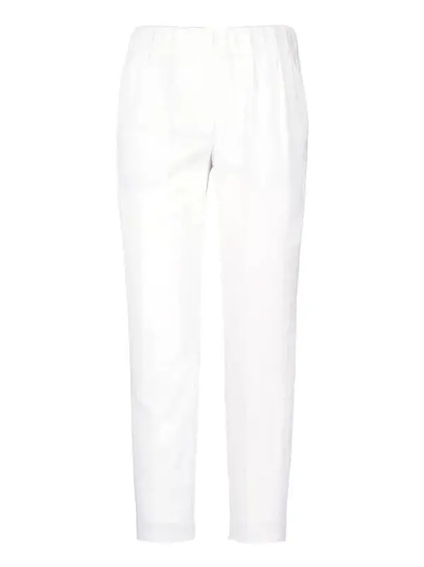 Brunello Cucinelli Cropped Trousers - White