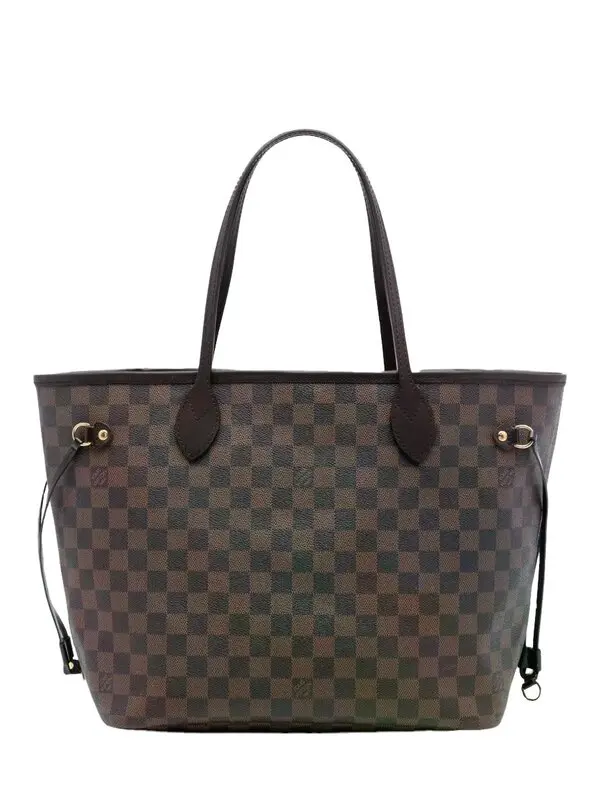 LOUIS VUITTON Damier Ebene Neverfull Mm Tote Bag - Brown