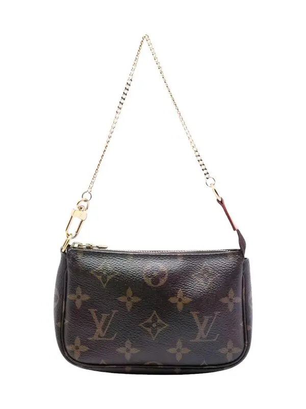 LOUIS VUITTON 2020 Monogram Mini Pochette Accessoires - Brown