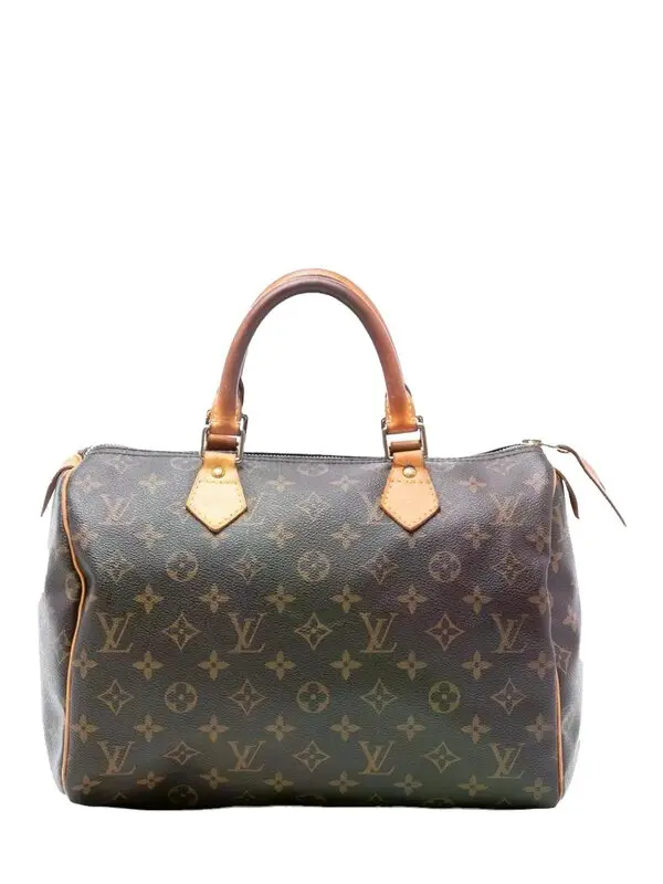 LOUIS VUITTON 2007 Monogram Speedy 30 Boston Bag - Brown