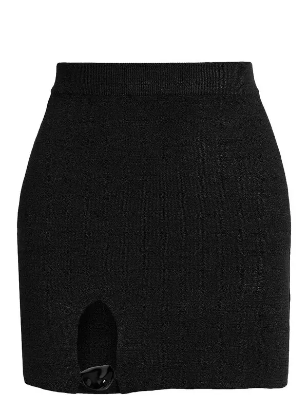 Cult Gaia Clady Cutout Mini Skirt - Black