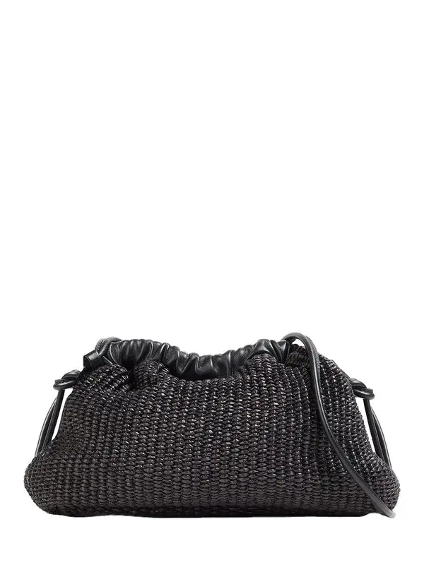 MANSUR GAVRIEL Mini Cloud Woven Clutch - Black