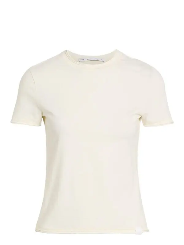 Proenza Schouler Cotton-blend Jersey T-shirt - Cream