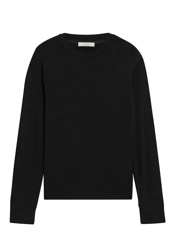 Vince Stretch-knit Sweater - Black