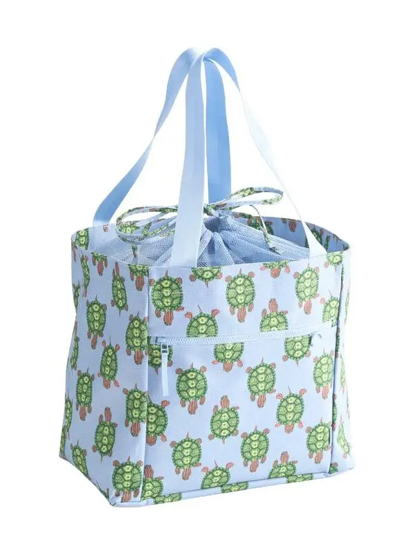 VERA BRADLEY Drawstring Family Tote Bag - Blue