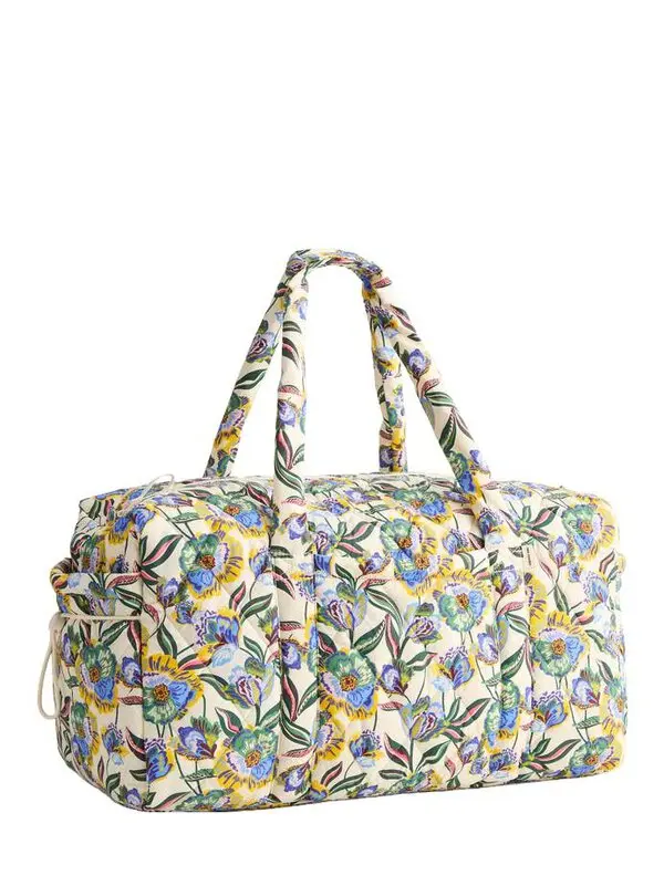 VERA BRADLEY Large Original Duffel Bag - White