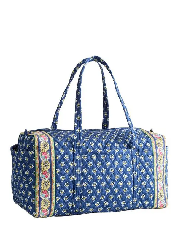 VERA BRADLEY Large Original Duffel Bag - Blue