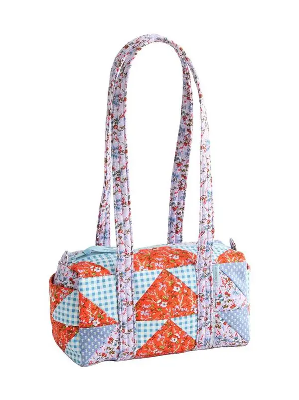 VERA BRADLEY Original 100 Handbag In Flying Geese Patchwork - Blue