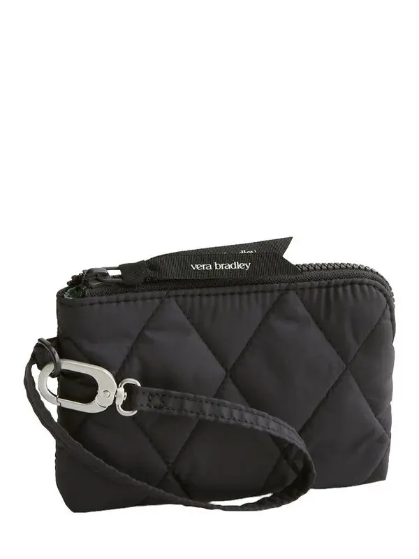VERA BRADLEY Clip & Zip Wristlet - Black