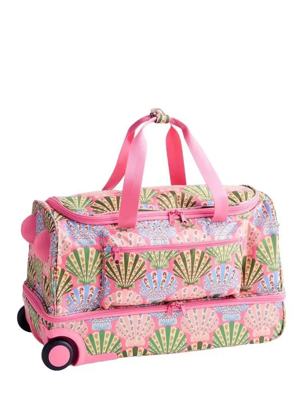 VERA BRADLEY Adair Rolling Duffel Bag - Pink