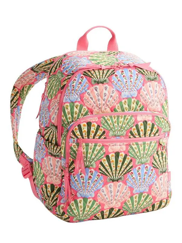 VERA BRADLEY Bancroft Backpack In Cottage Shells - Pink