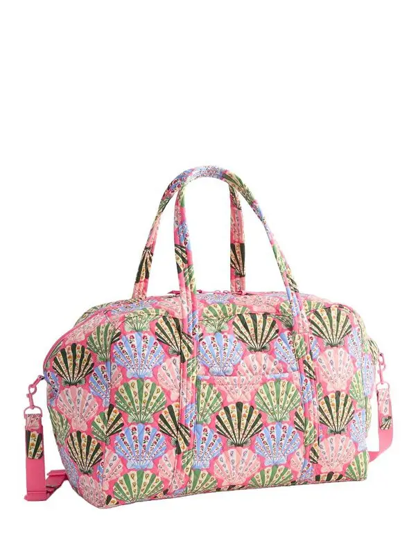 VERA BRADLEY Large Printed Weekender Bag - Pink
