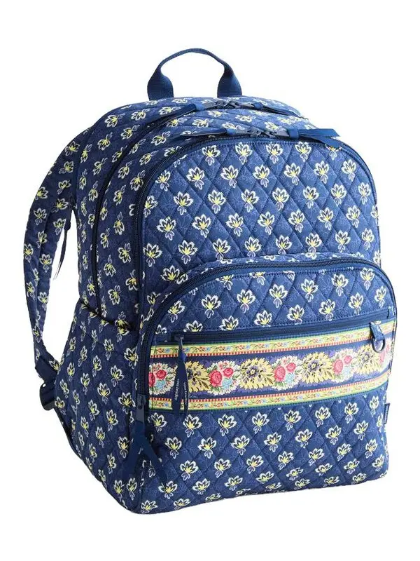 VERA BRADLEY Large Bancroft Backpack - Blue
