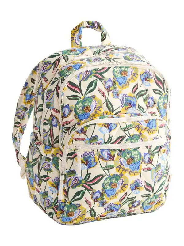 VERA BRADLEY Large Bancroft Backpack - White