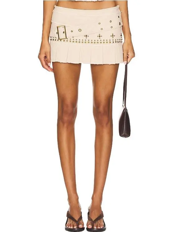 I.AM.GIA Mason Mini Skirt - Beige