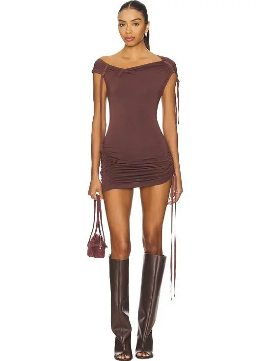 I.AM.GIA Asha Mini Dress - Mahogany