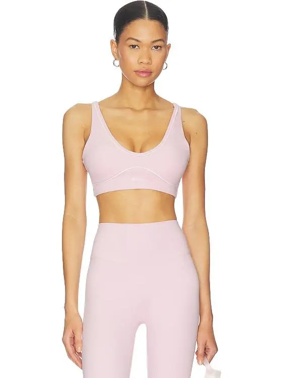 ASTORIA Sports Bra In Blush - Pink & Cream