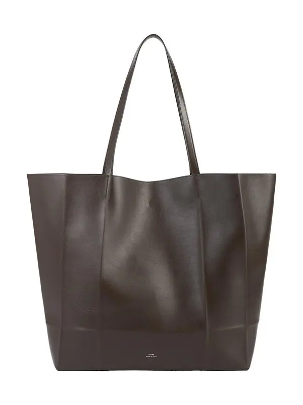 TOTEME Roam Leather Tote - Brown