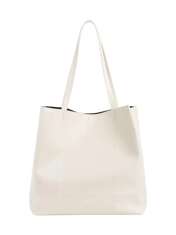 TOTEME Roam Leather Tote - Stone