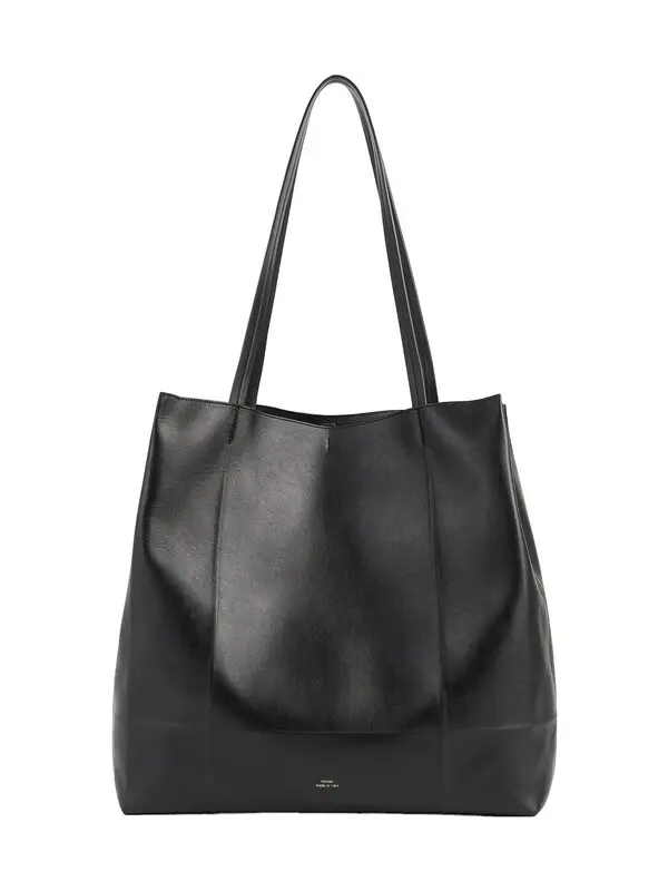 TOTEME Leather Tote - Black