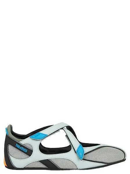 Attico Floor01 Ballerina Flat - Turquoise & Orange