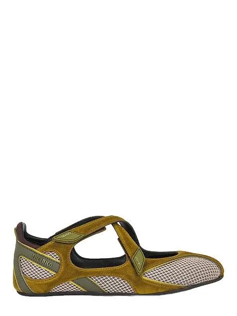 Attico Floor01 Ballerina Flat - Military Green