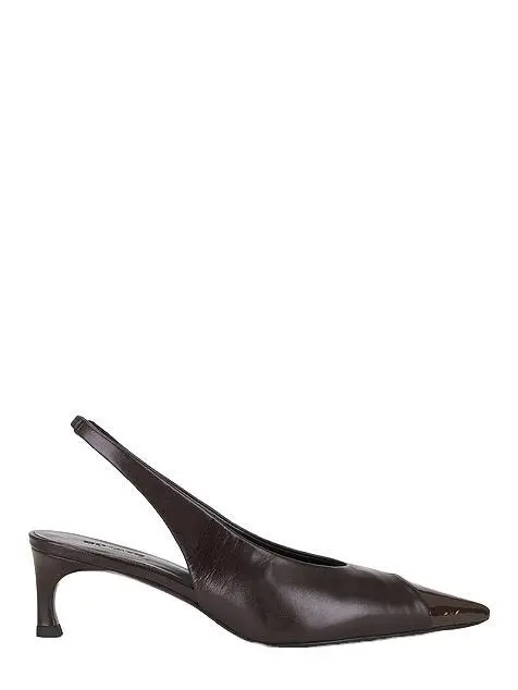 Remain Birger Christensen Slingback Pump - Chocolate Brown