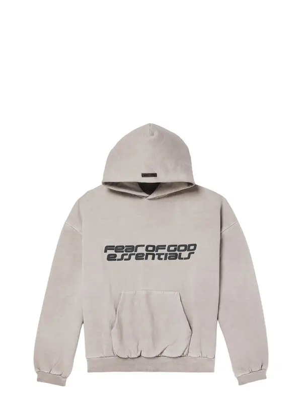Fear Of God 90s Logo-print Hoodie - Gray