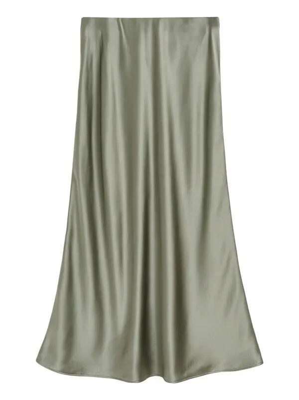BY MALENE BIRGER Boshan Midi Skirt - Deep Lichen Green