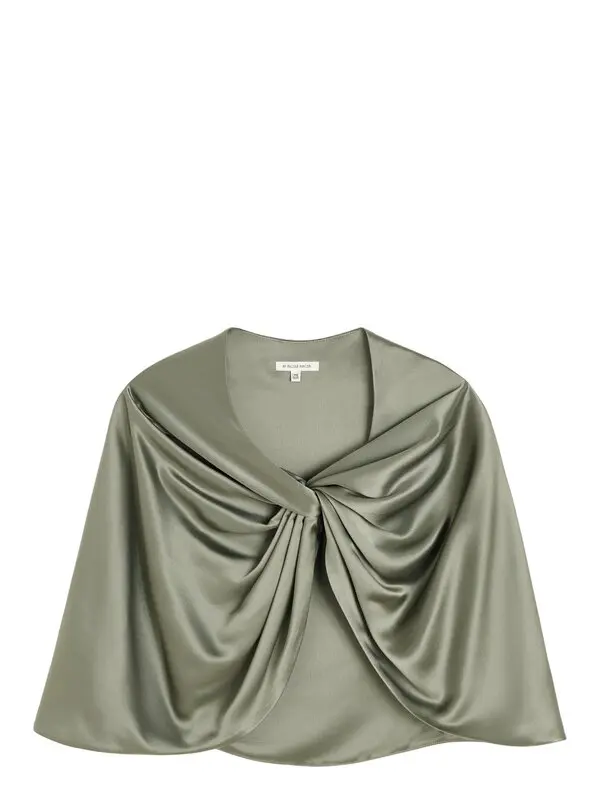 BY MALENE BIRGER Pinlos Cape - Deep Lichen Green