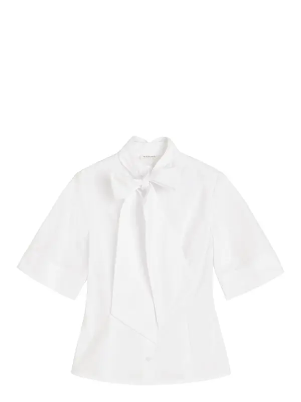 BY MALENE BIRGER Leo Organic Cotton Shirt - Pure White