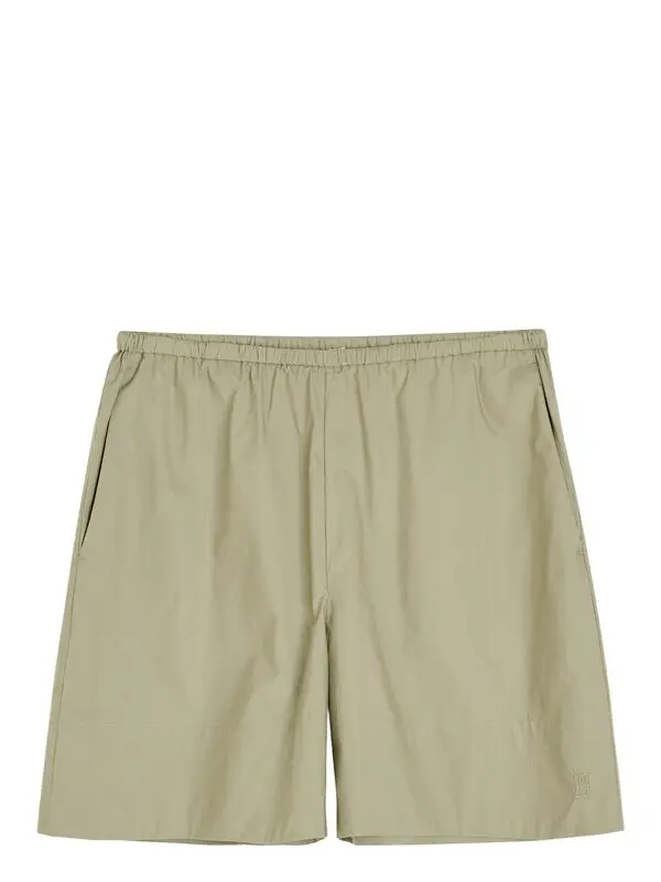 BY MALENE BIRGER Siona Organic Cotton Shorts - Deep Lichen Green