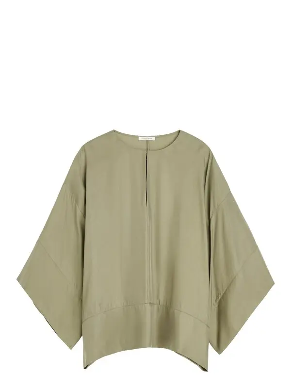 BY MALENE BIRGER Cicie Blouse - Deep Lichen Green