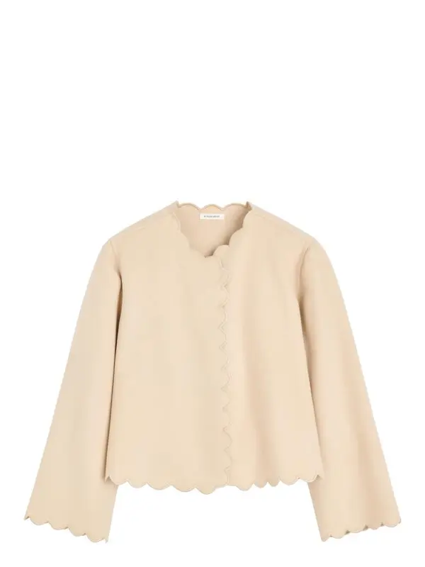 BY MALENE BIRGER Vibetta Wool Jacket - Vanilla Cream