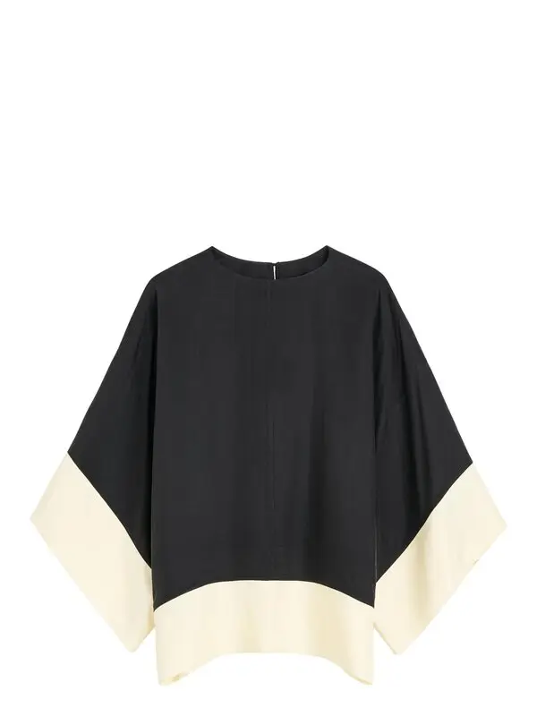 BY MALENE BIRGER Cicie Blouse - Black White Color Block