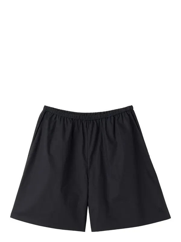 BY MALENE BIRGER Siona Organic Cotton Shorts - Black