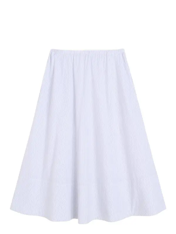 BY MALENE BIRGER Pheobes Maxi Skirt - Black White Small Stripe