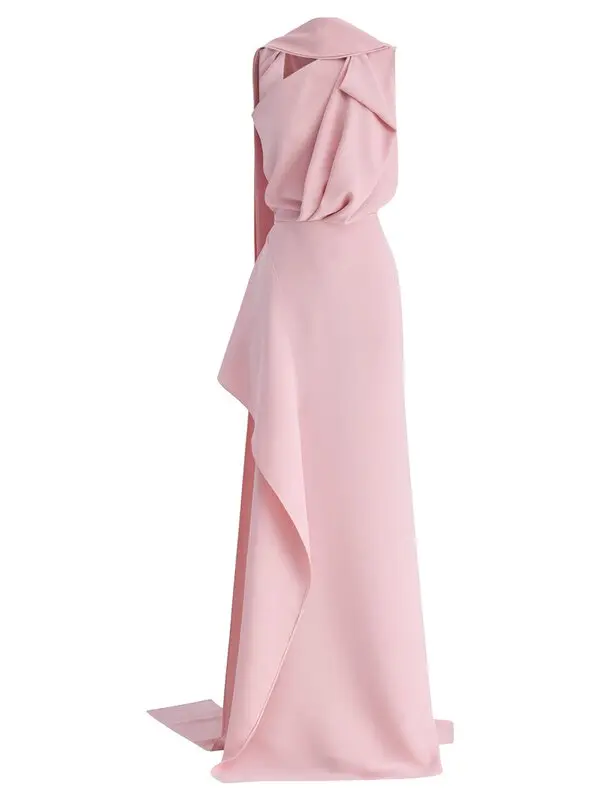 Maticevski Priority" Draped Crepe Gown - Pink