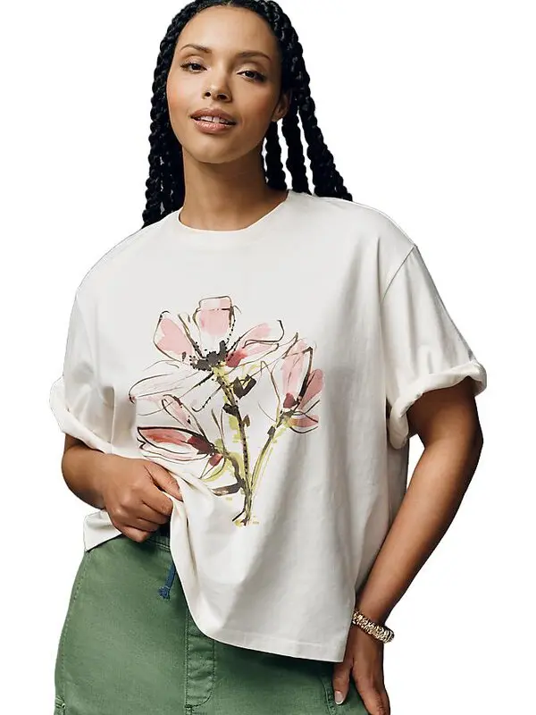 Sanctuary Belle Artist Graphic Tee - Fleur