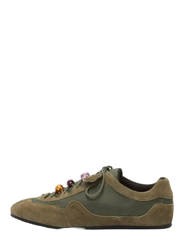Cecilie Bahnsen Blaise Low Top Sneakers - Olive