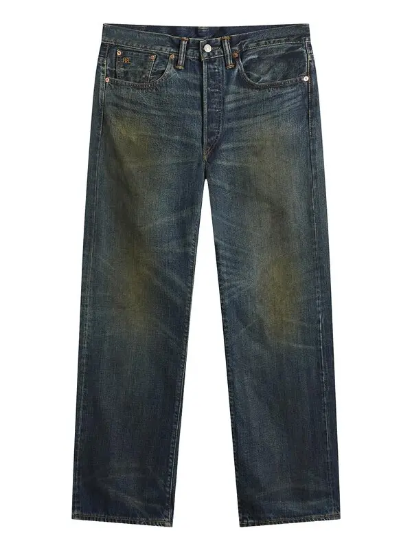 Ralph Lauren Vintage Fit East West Selvedge Denim Jeans - Givins Wash