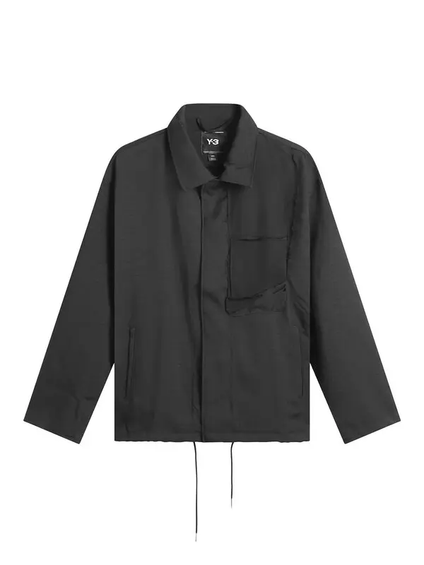 Y3 Tailored Shirt Jacket - Black