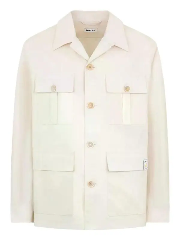 Bally Saharan Flap-pocket Cotton Jacket - Neutrals