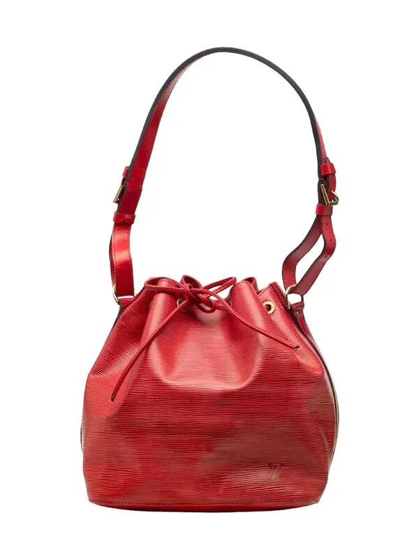 LOUIS VUITTON 1994 Epi Petit Noe Bucket Bag - Red