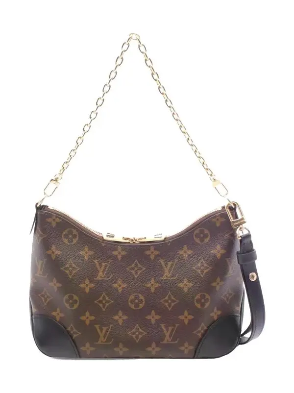 LOUIS VUITTON 2021-2026 Monogram Boulogne Satchel - Brown