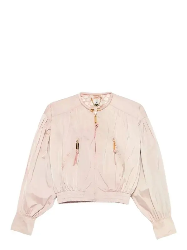 Elisabetta Franchi Zip Detail Jacket - Pink