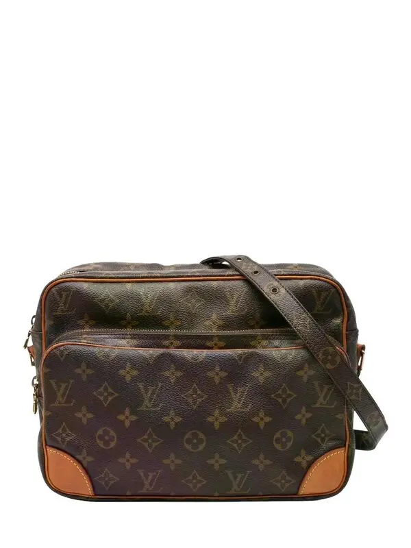 LOUIS VUITTON 1997 Monogram Nil Crossbody Bag - Brown