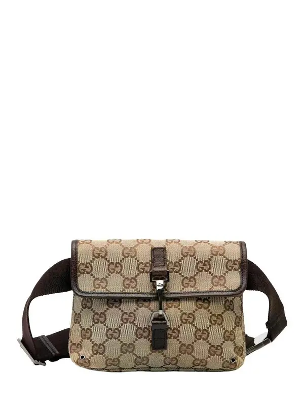 Gucci Gg Canvas Jackie Belt Bag - Brown