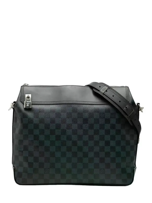 LOUIS VUITTON 2014 Damier Cobalt Greenwich Messenger - Blue